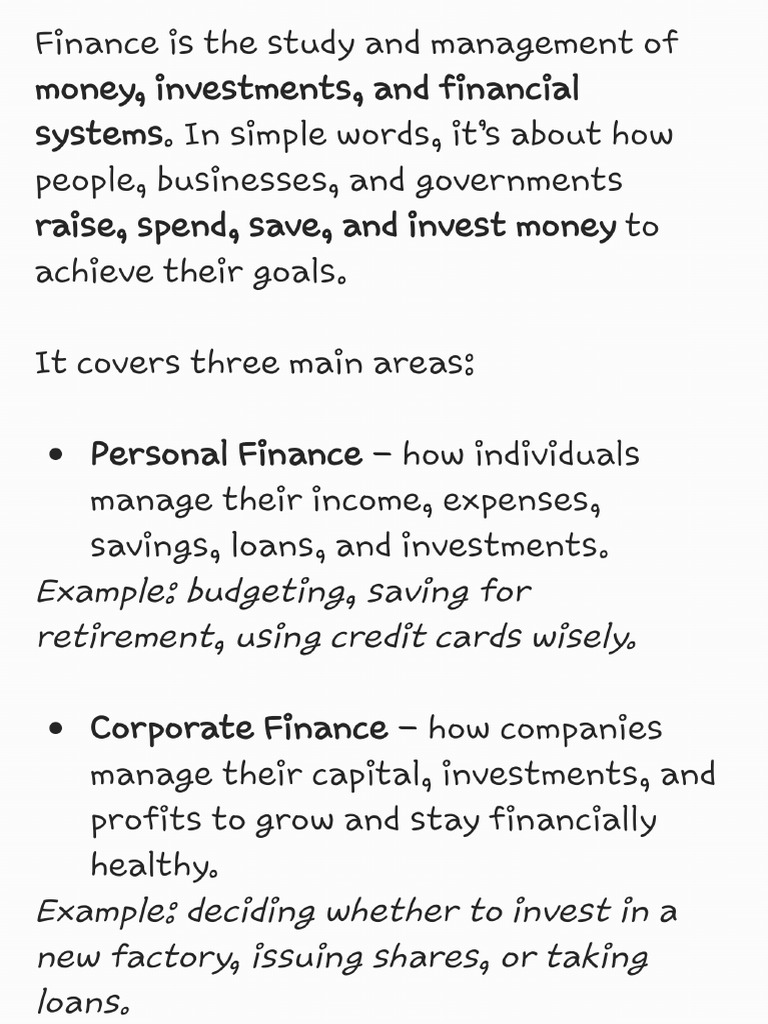 Introduction of Finance | PDF
