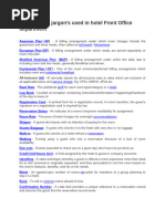 Hotel Terminology and Abbreviations Guide | PDF | Revenue | Hotel