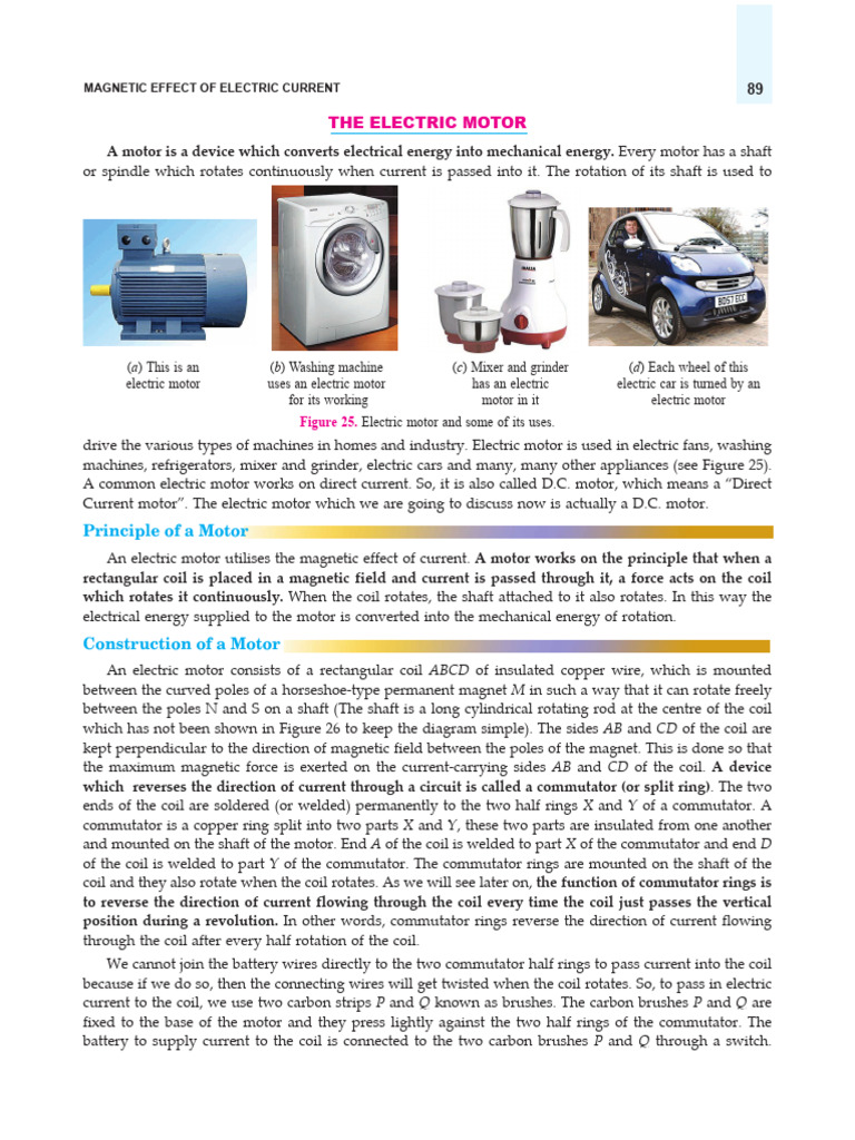 Understanding Electric Motors | PDF | Electric Motor | Electromagnetism