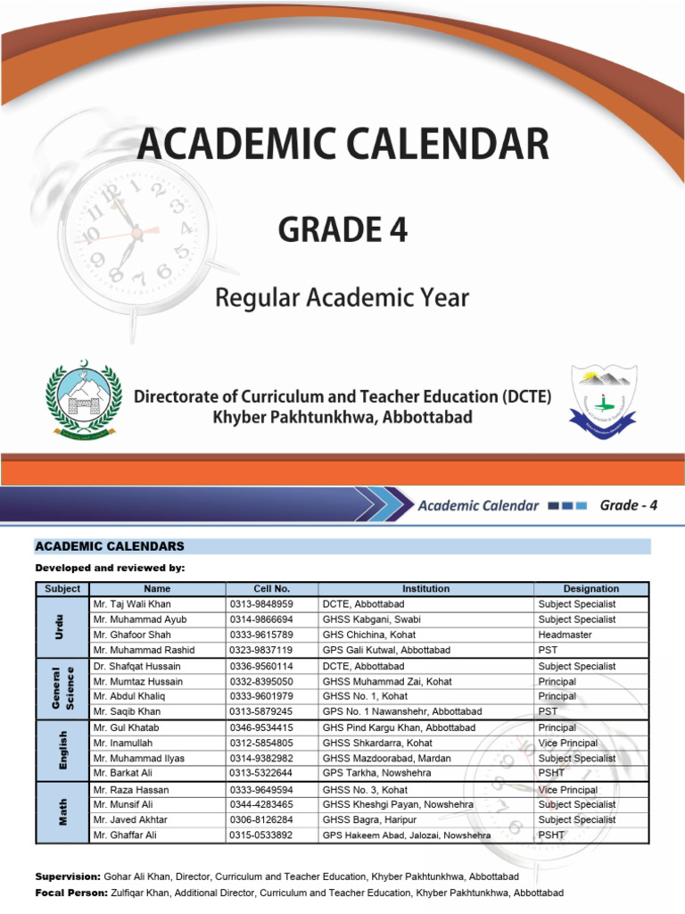 AC Grade 4 English Maths G.Science Urdu Final Designed | PDF ...