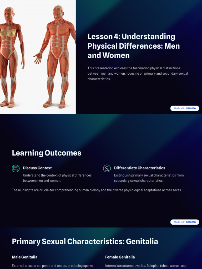 Understanding Male and Female Anatomy | PDF | Clitoris | Reproductive ...