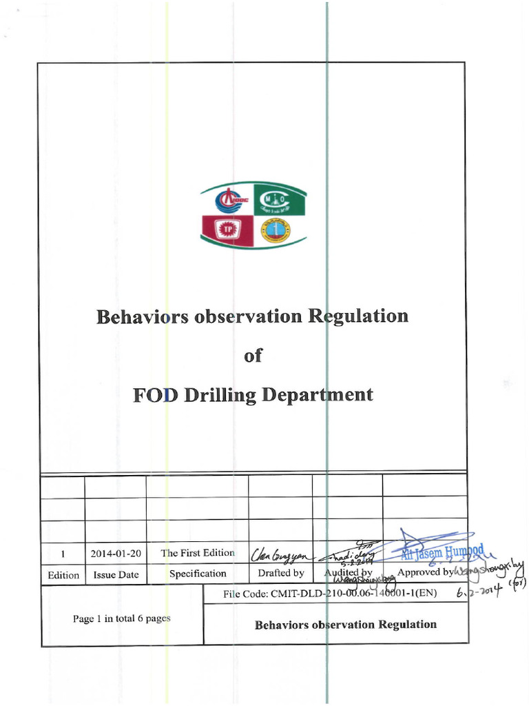 CMIT DLD 210 00.06 140001 1 (En) Behaviors Observation | PDF