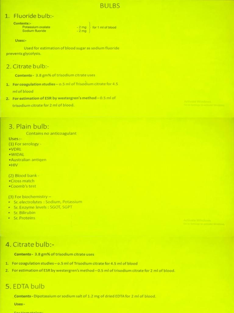 Pathology Clinical Tray Slides | PDF