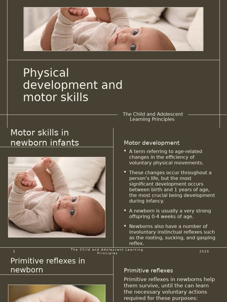 Physical Development and Motor Skills | PDF | Infants | Cognitive Science