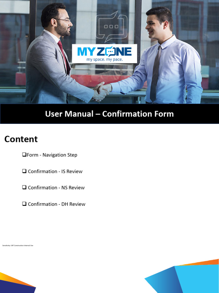 LNT Construction Confirmation Form Guide | PDF | Menu (Computing ...
