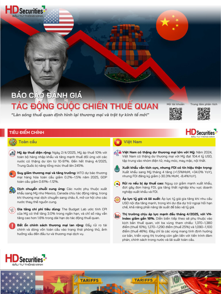 HDS Danh Gia Tac Dong Cuoc Chien Thue Quan Nam 2025 | PDF
