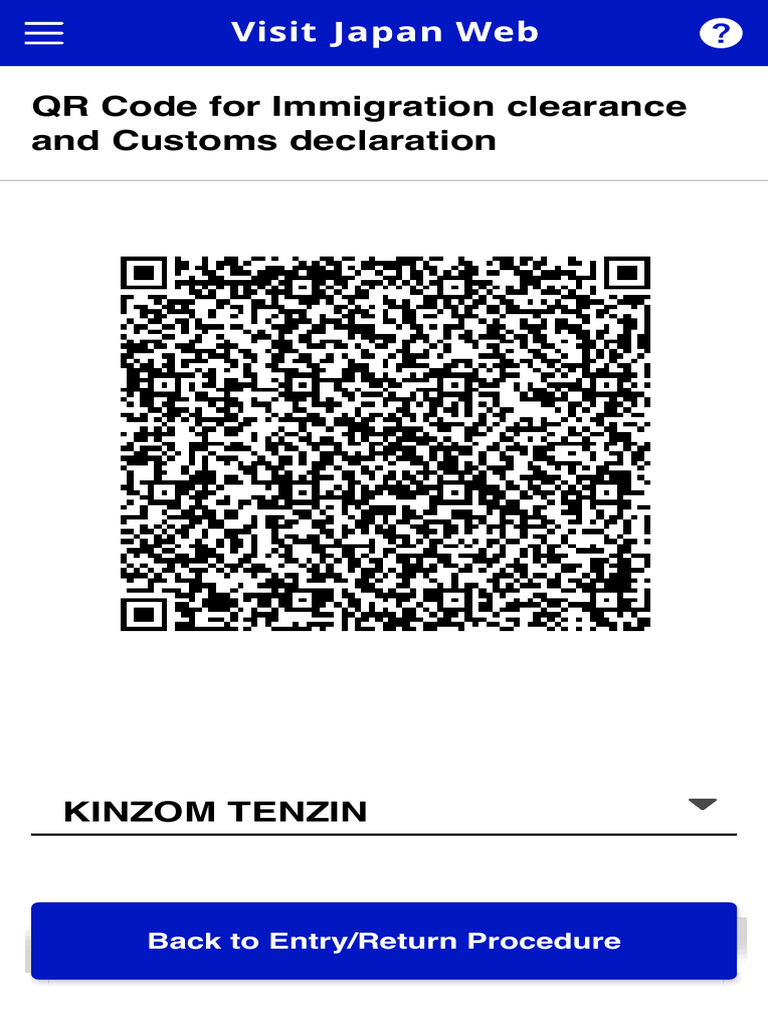 Display QR Code Screen Visit Japan Web | PDF