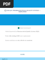 ICH Q10: Framework for Pharmaceutical Quality | PDF | Quality ...