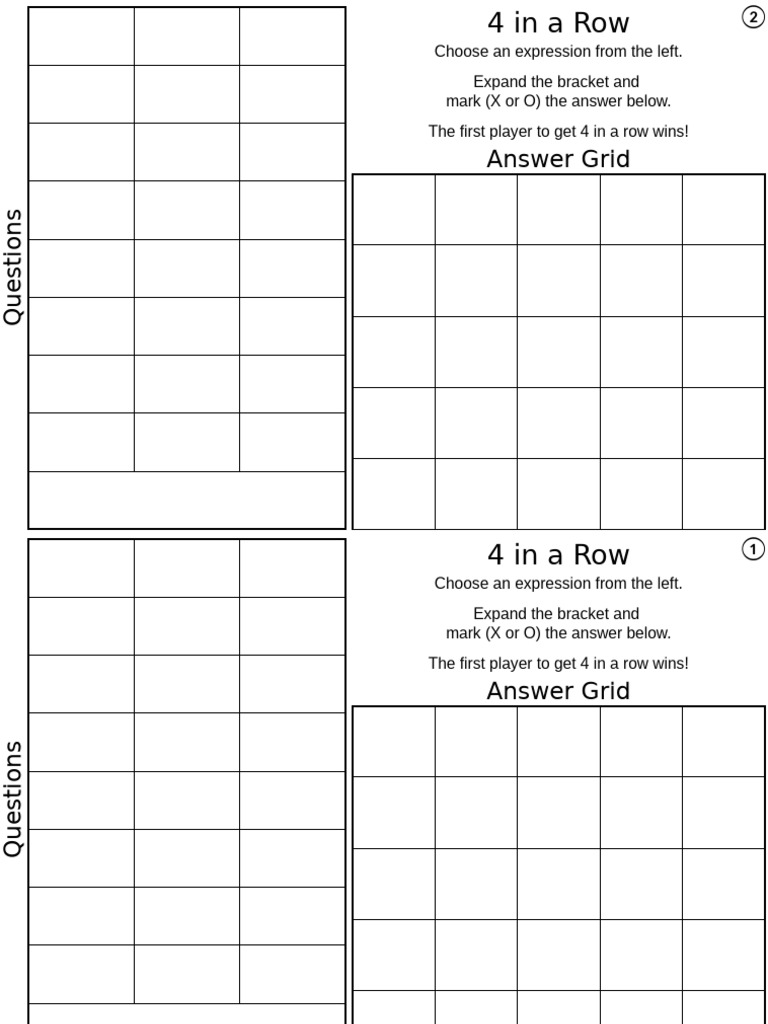 Single Brackets Expanding Four in A Row | PDF