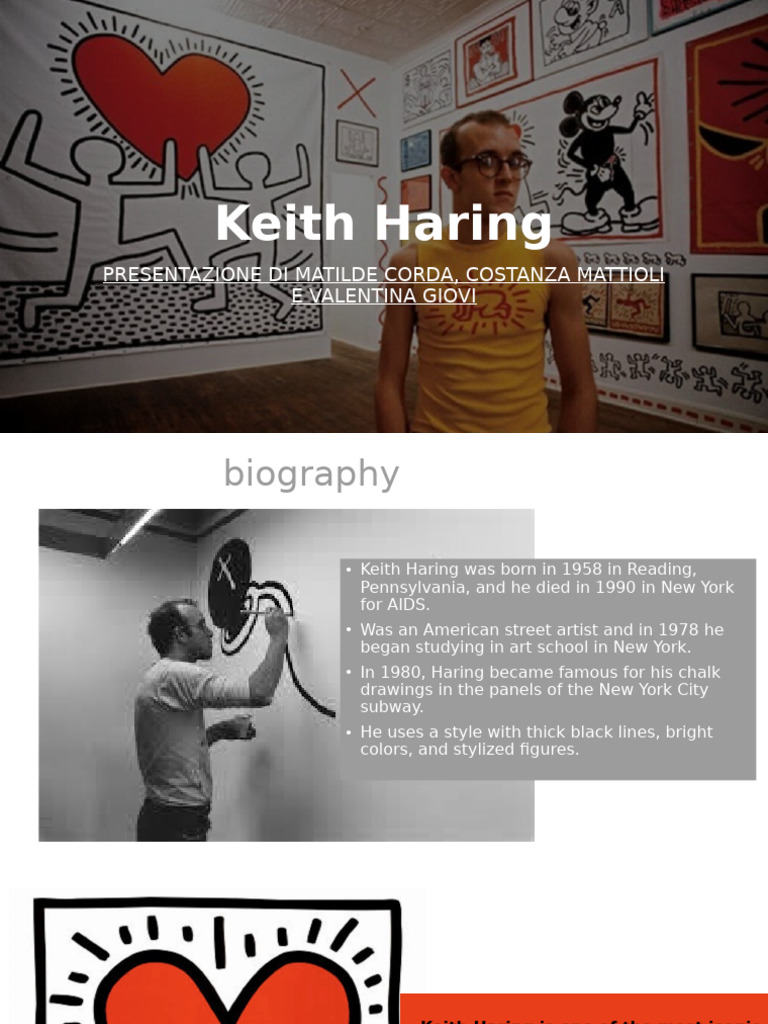 Keith Haring Di Costym Maty e Vale | PDF
