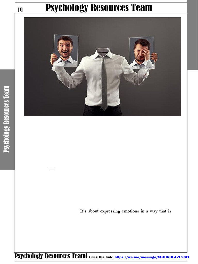EFT Expression Self-Reflective Worksheet | PDF | Emotions | Psychotherapy