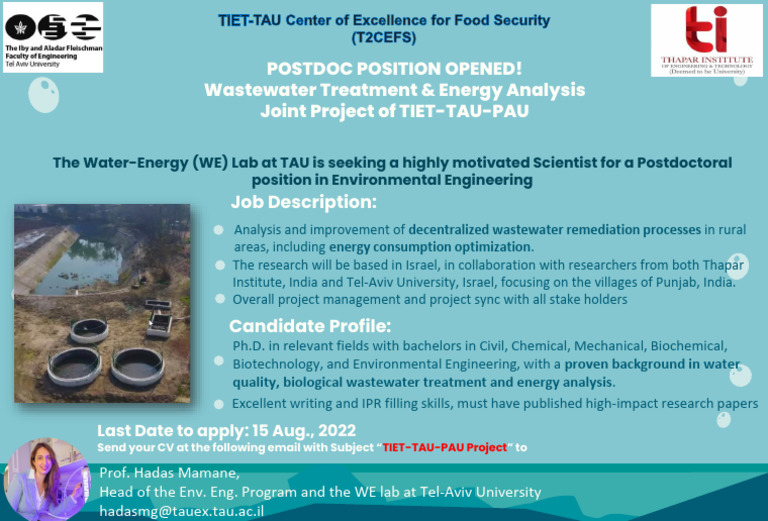 Postdoc Position - CoE (FS) | PDF