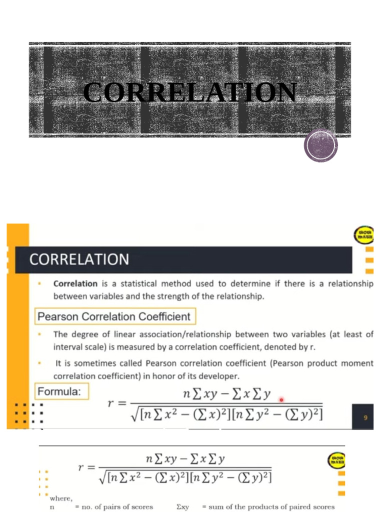 CORRELATION | PDF