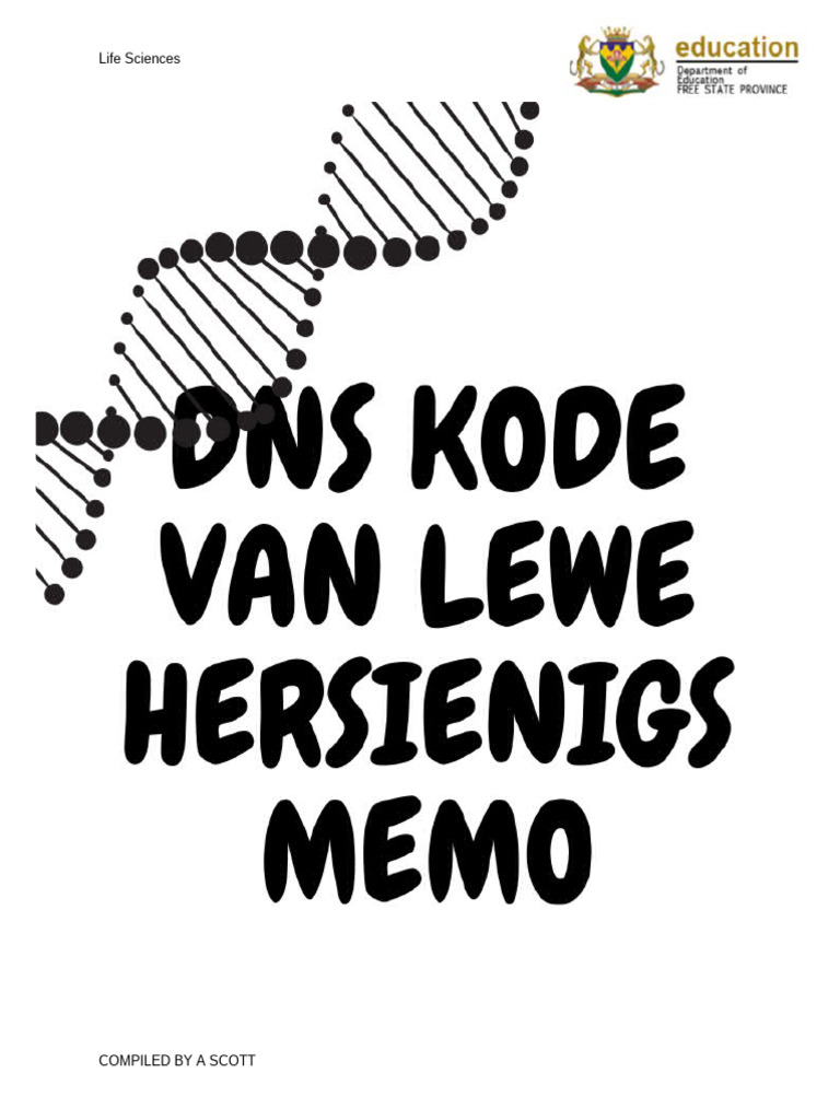 Dna Kode Van Lewe Hersienings Memo | PDF