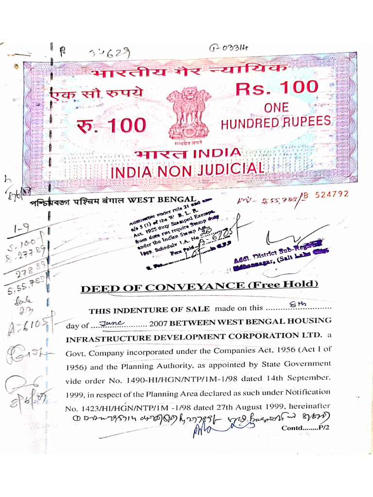Deed of Conveyance | PDF