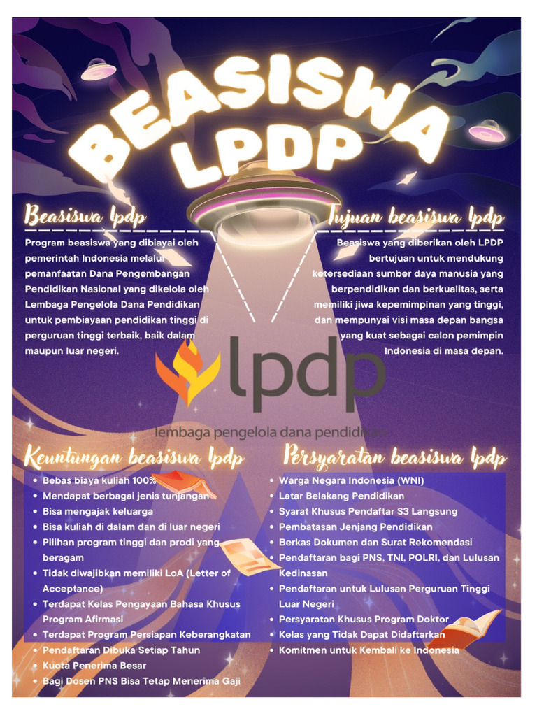 Poster Beasiswa LPDP | PDF