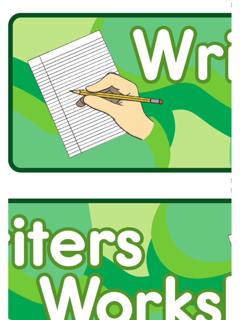 Color Writers Workshop Banner | PDF