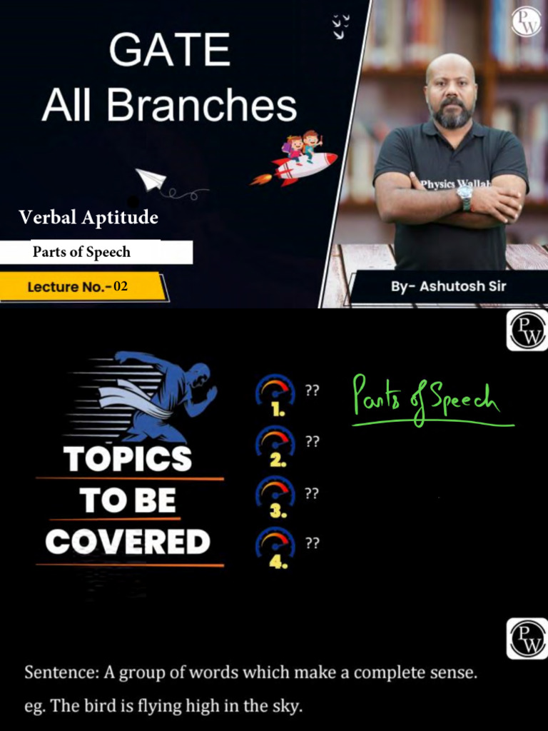 Parts of Speech 02 - Class Notes | PDF