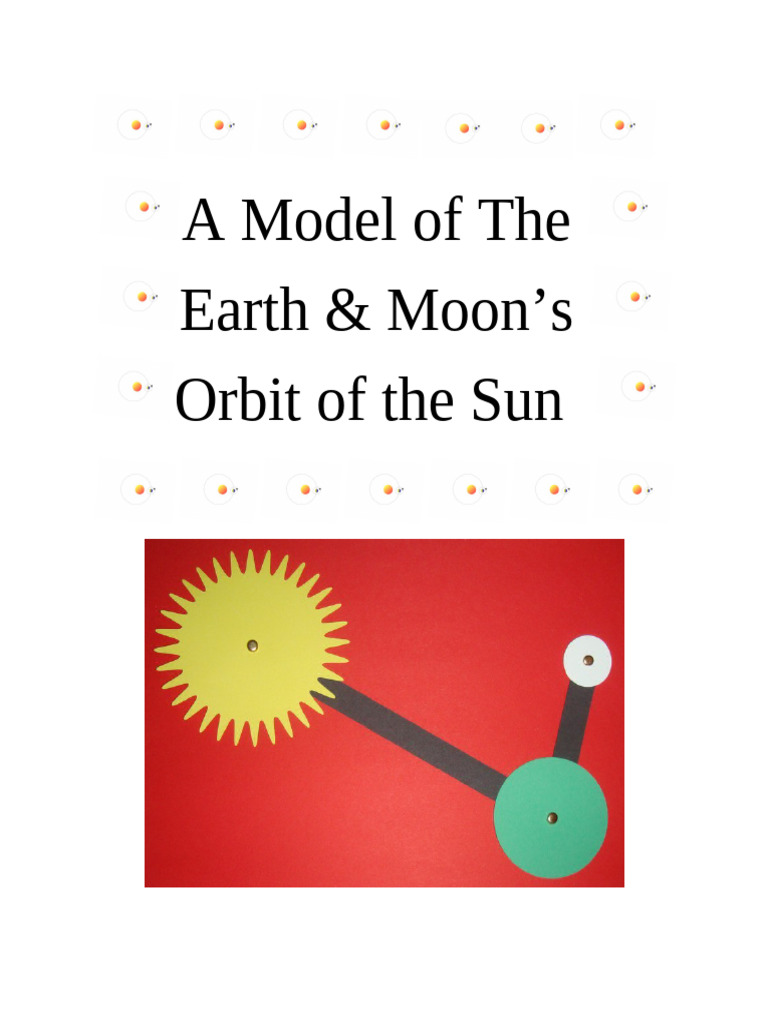 A Model of The Moon and Earth Orbit of The Sun | PDF