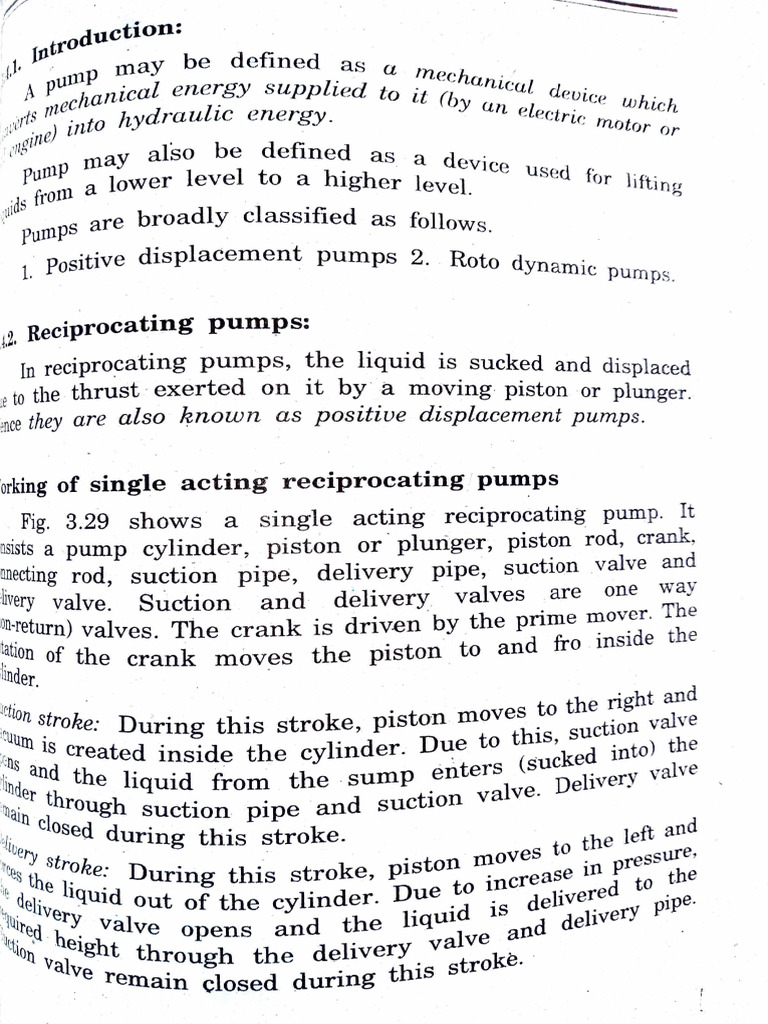 Reciprocating Pump | PDF