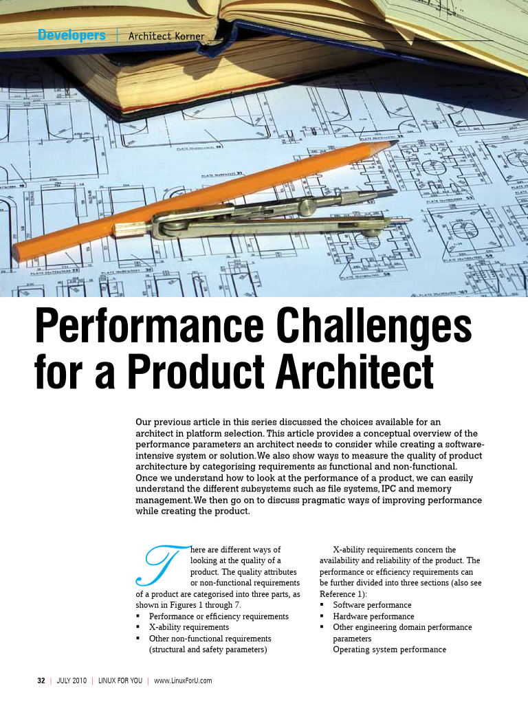 14 - Architect Korner IV Performance Challenges For Product Architect ...