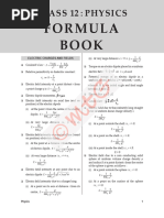 Class 10 Physics Formula Sheet | PDF | Electrical Resistance And ...