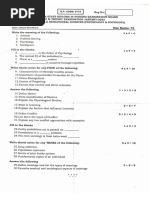 GNM 3rd Year Midwifery Exam Papers | PDF | Childbirth | Uterus