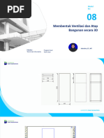 Membuat Atap Pada Sketchup - Tutorial Sekecap | PDF