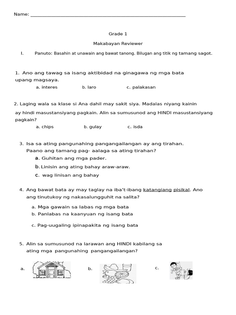 Makabayan Reviwer | PDF