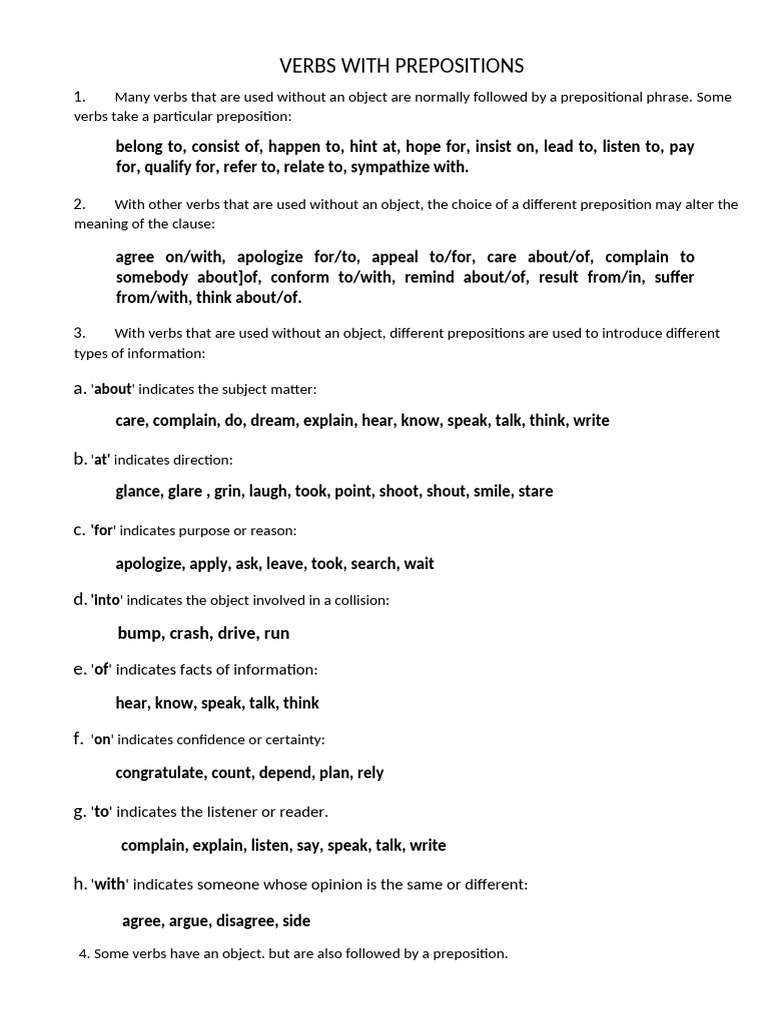 Prepositions Lesson | PDF