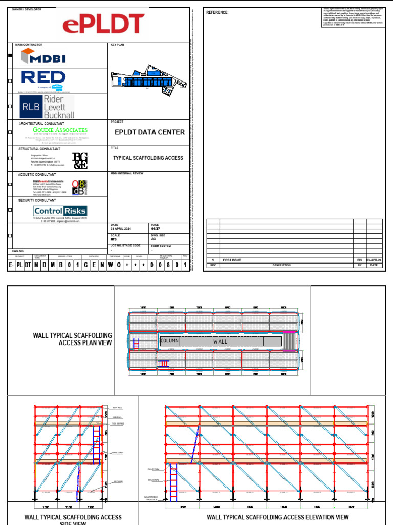 EPLDT MD MB01 GEN WO 0089 1 EPLDT Typical Scaffolding Access | PDF ...