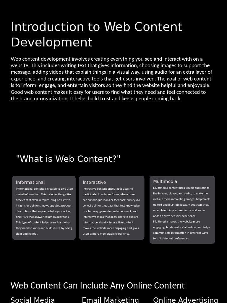 Essentials of Web Content Development | PDF | Web Traffic | Advertising