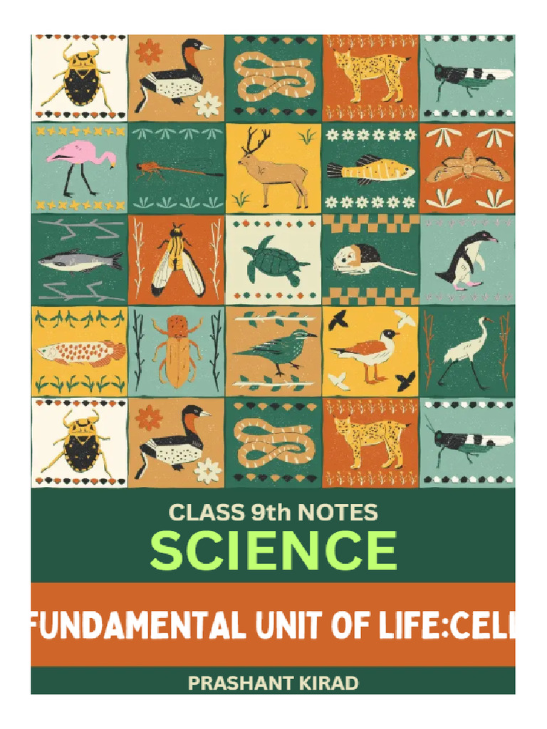 Fundamental Unit of Life Notes Complete | PDF
