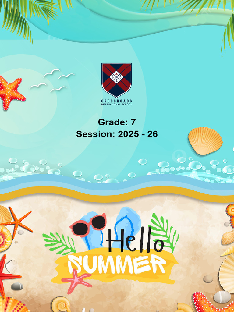 Summer Activities for 7th Graders | PDF | Lever