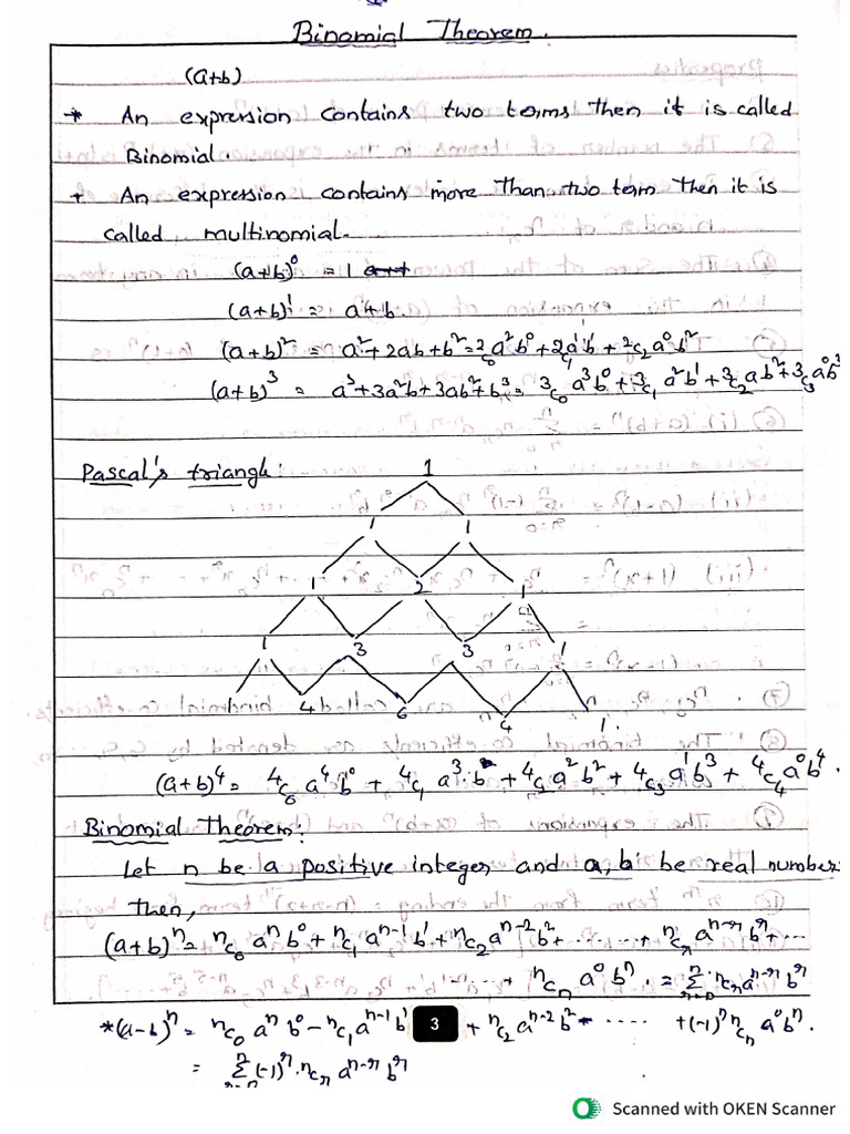 Binomial Theorem | PDF