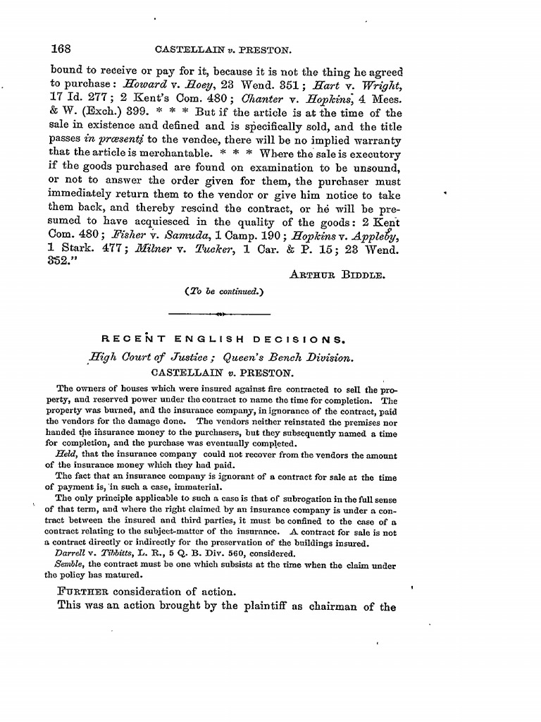 Recent English Decisions | PDF | Mortgage Law | Insurance