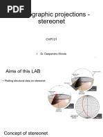 Stereonet Basics | PDF | Geometry | Space