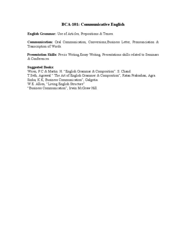 Communicative English Skills Course | PDF | Language Arts & Discipline