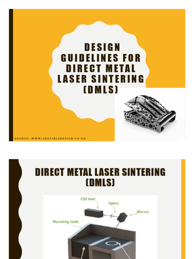 DMLS Design Guidelines for Metal Parts | PDF | Machining | Industrial ...