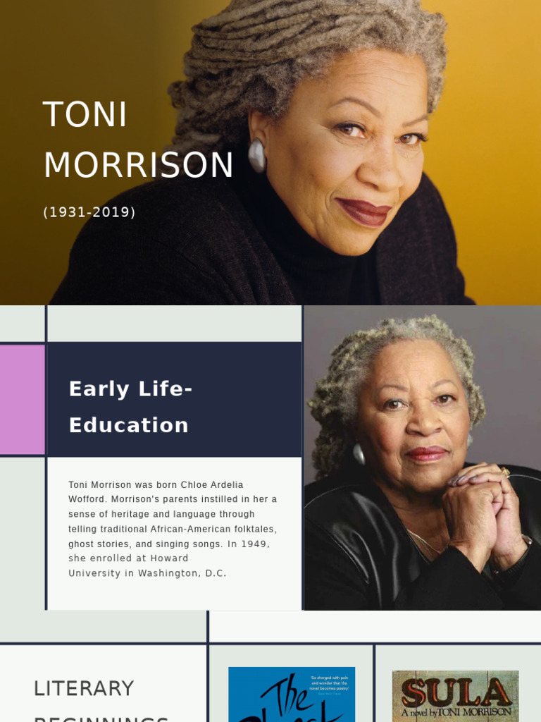 Toni Morrison: A Literary Legacy | PDF