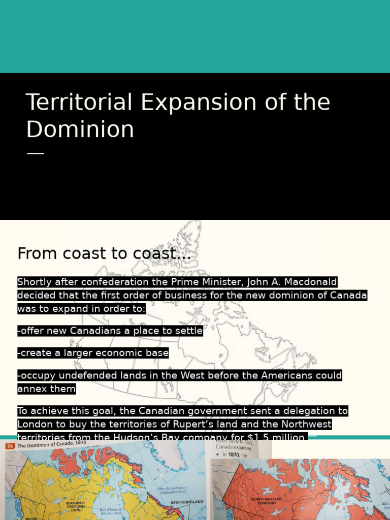 Canada’s Territorial Expansion History | PDF | Métis | Canada