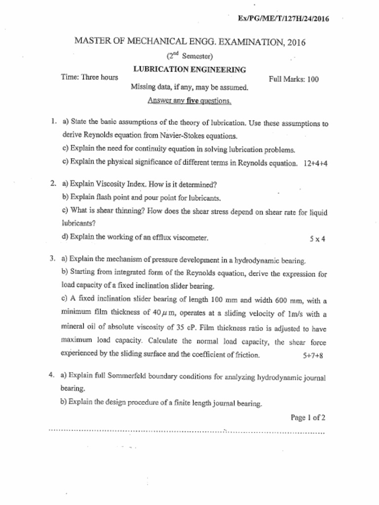 Lubrication Engineering 2015 | PDF