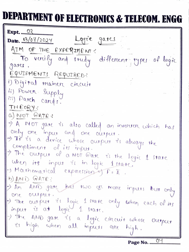 Digital Electronic Experiment 2 | PDF | Electronics | Computer Engineering