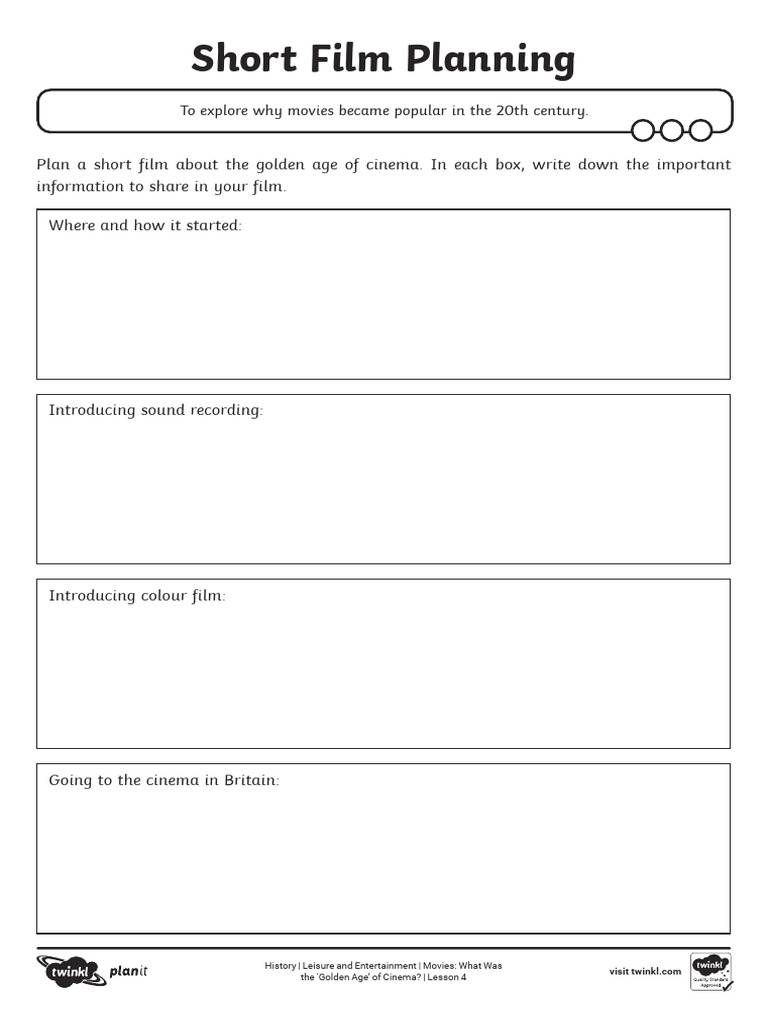 Short Film Planning | PDF