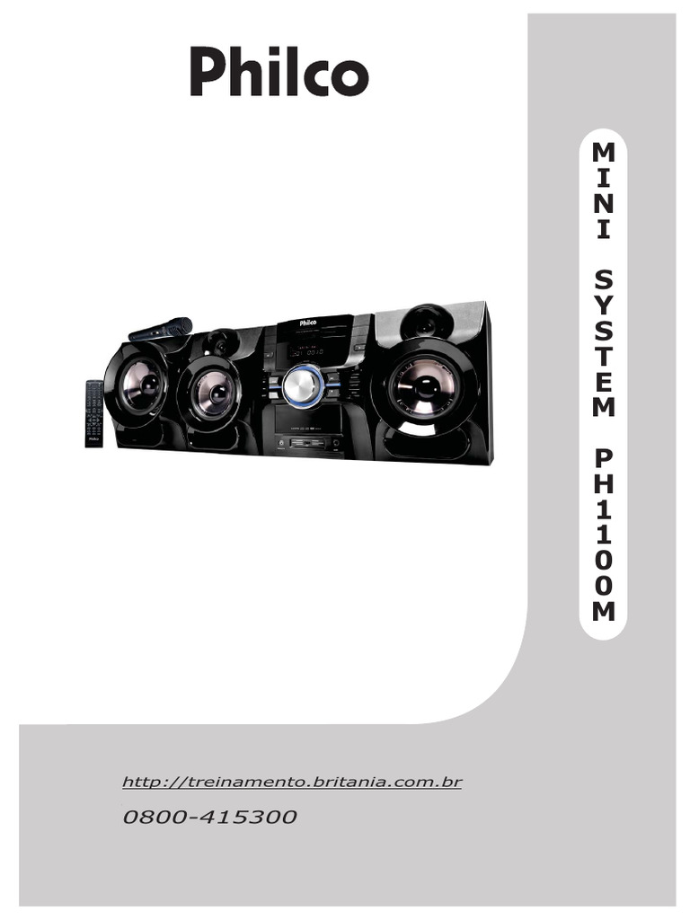 Mini System PH1100M: Esquema Elétrico | PDF | Xadrez