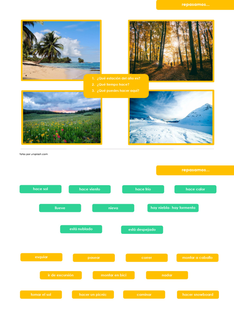 Estaciones y Tiempo | PDF