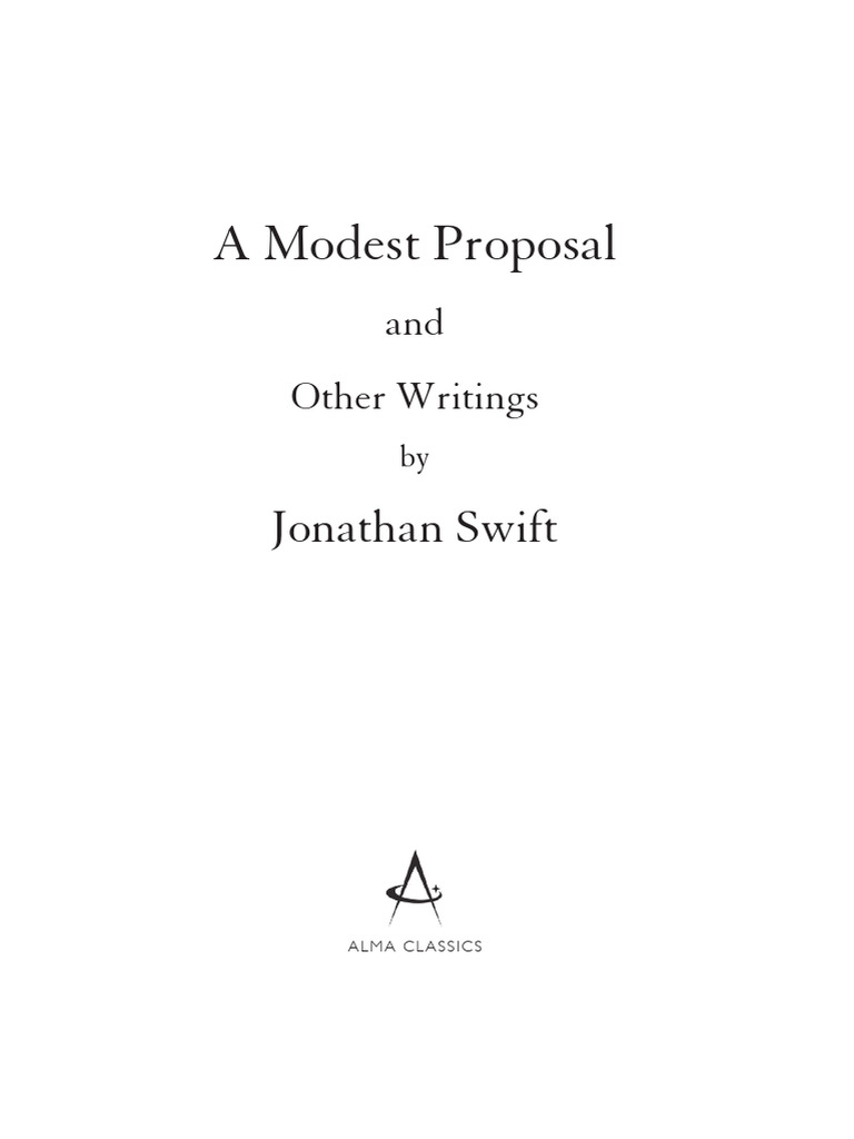 Swift's Ireland: A Modest Proposal Insights | PDF