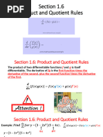 Calculus I Product and Quotient Rule Practice Problems | PDF ...
