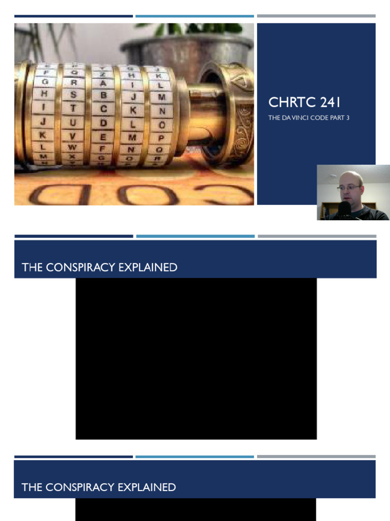 CHRTC 241 - The Davinci Code Part 3 | PDF