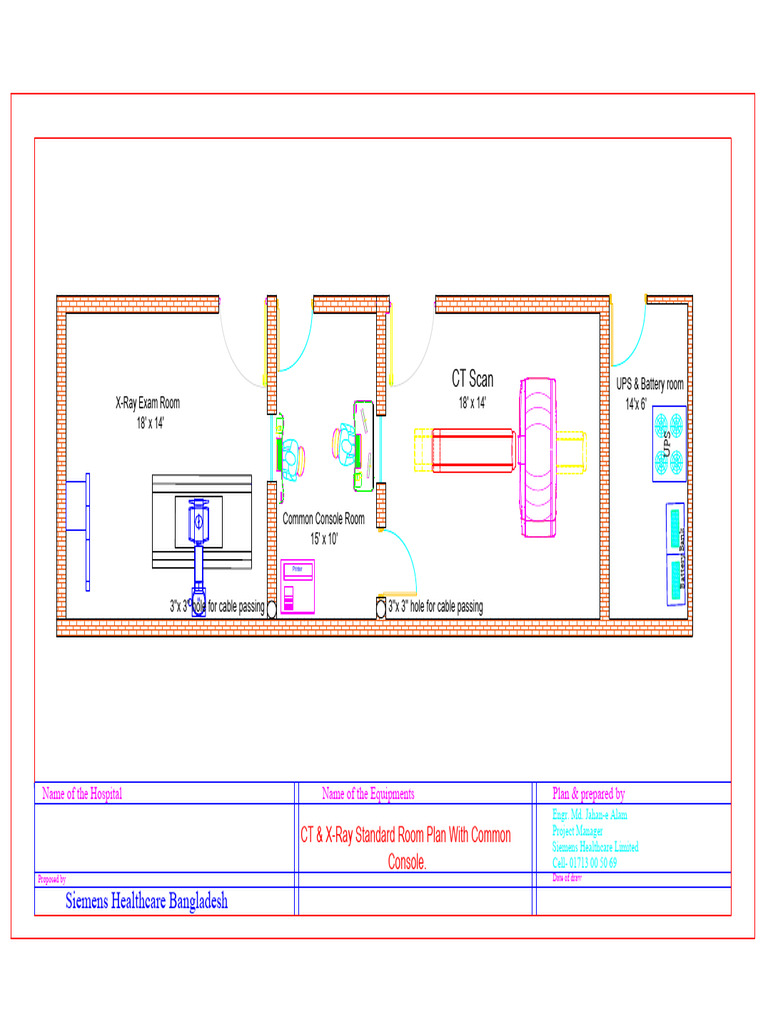 CT & X-Ray Standard Layout-Model | PDF